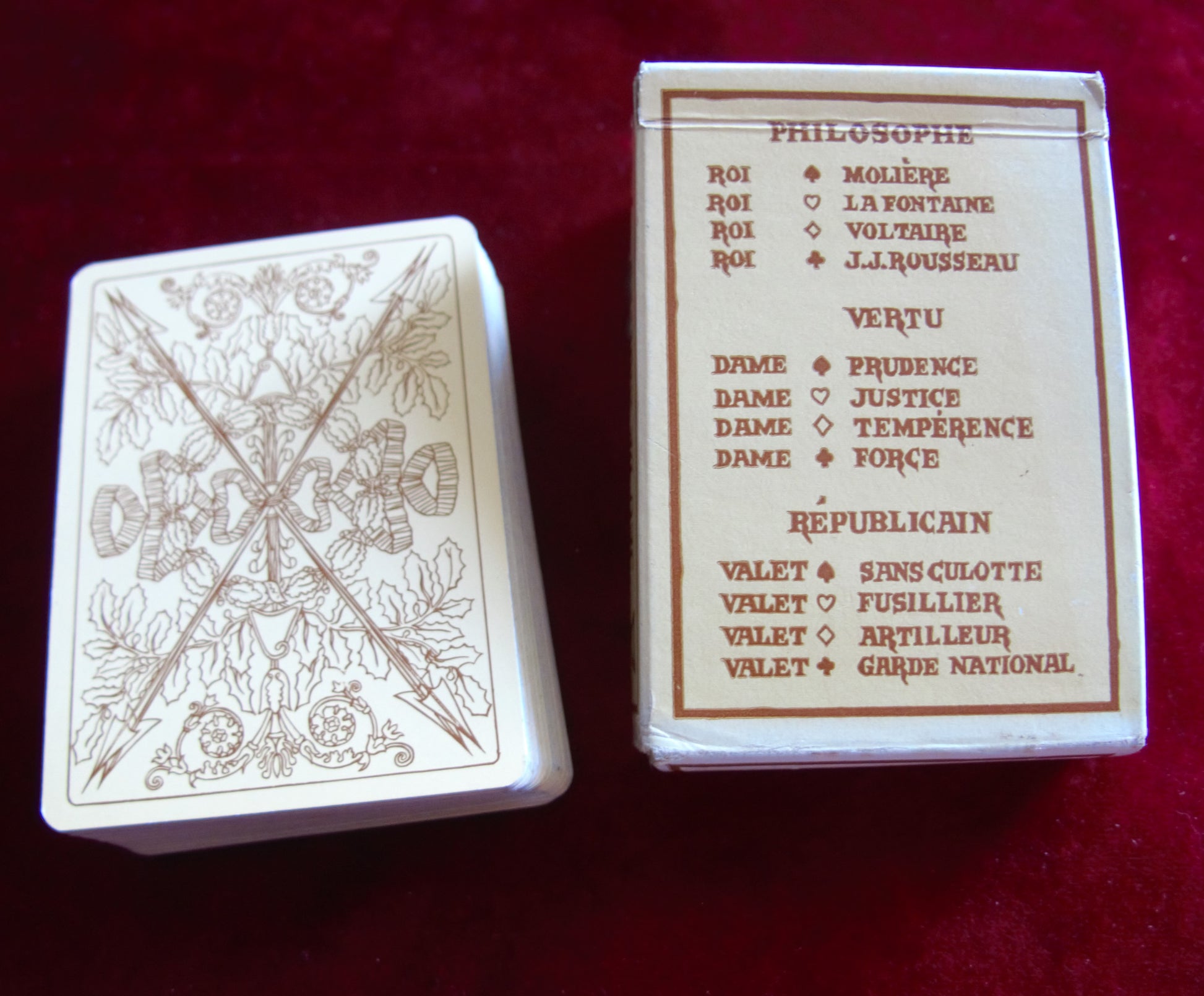 Philosophers in history deck of cards - Jeu Des Philosophes de L’An II ...