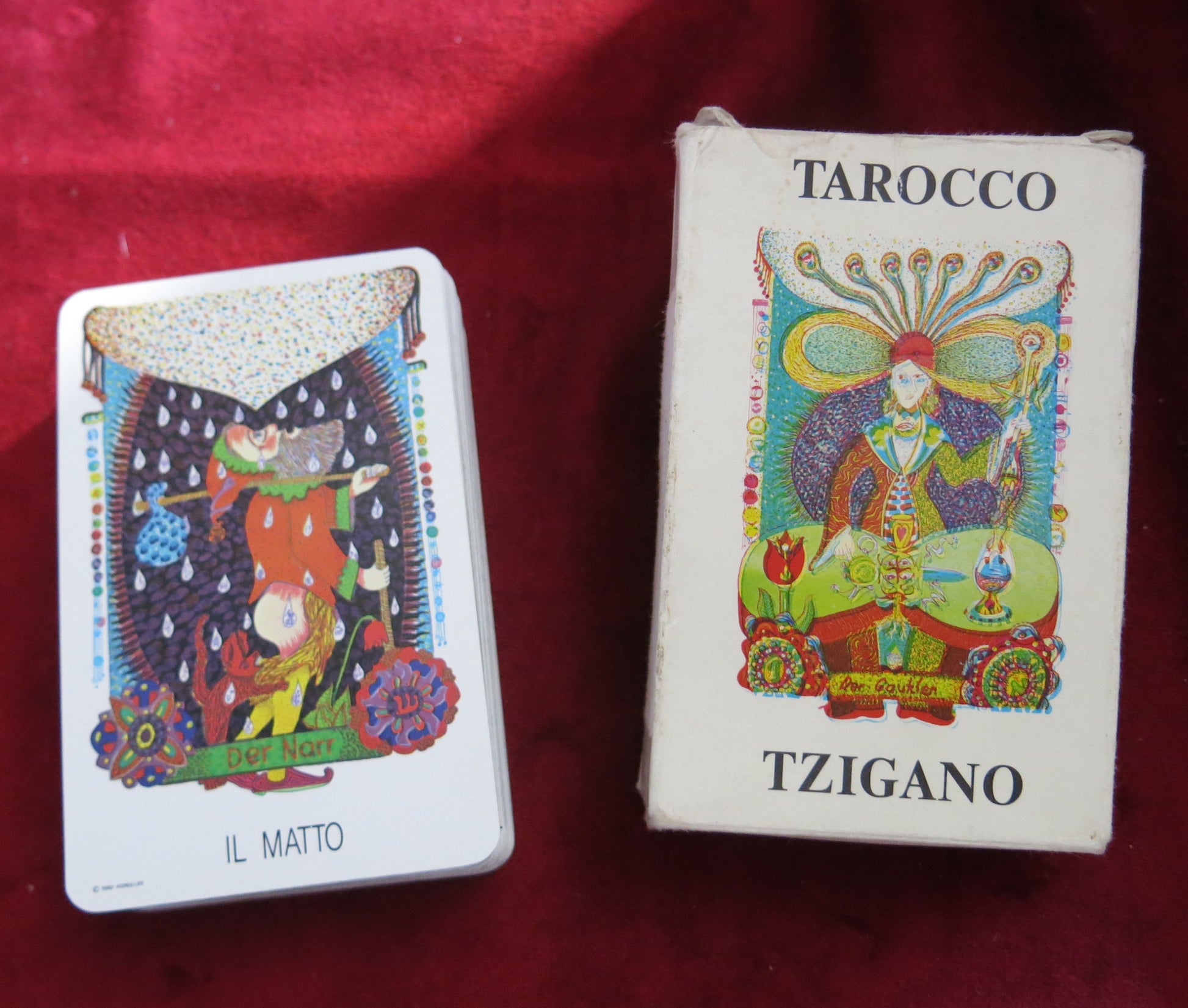 Tarocco Tzigano - Zigeuner Tarot - Gipsy Tarot Tzigane 1982 - VERY RAR ...