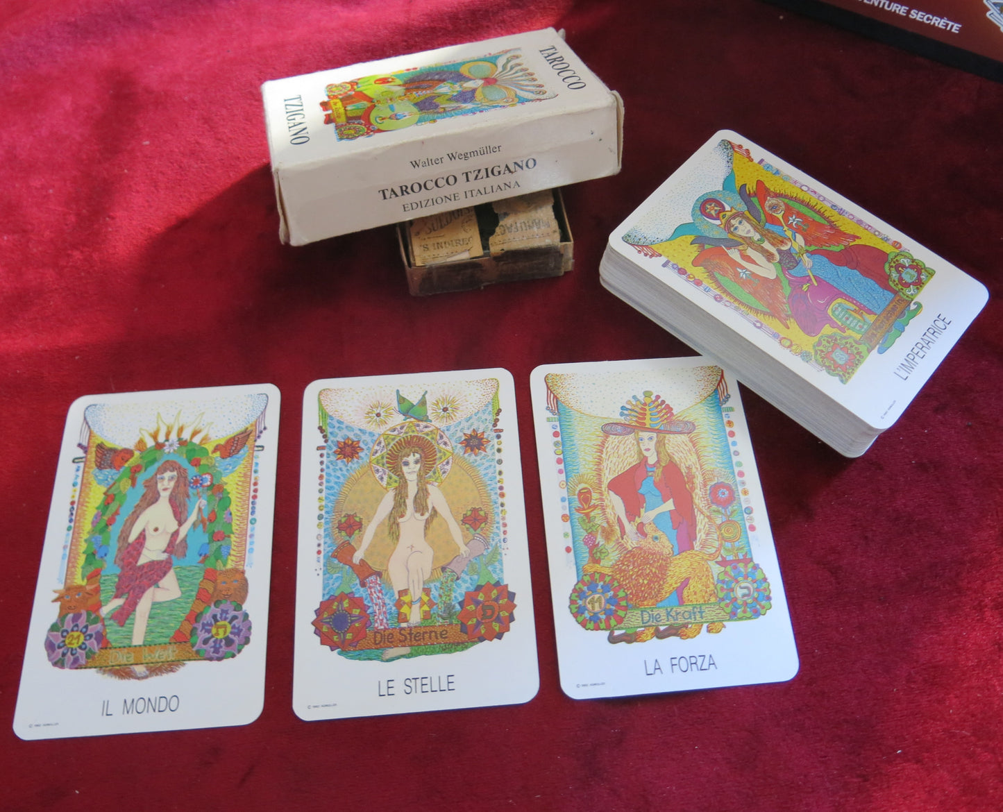 Tarocco Tzigano - Zigeuner Tarot - Gipsy Tarot Tzigane 1982 - VERY RAR ...
