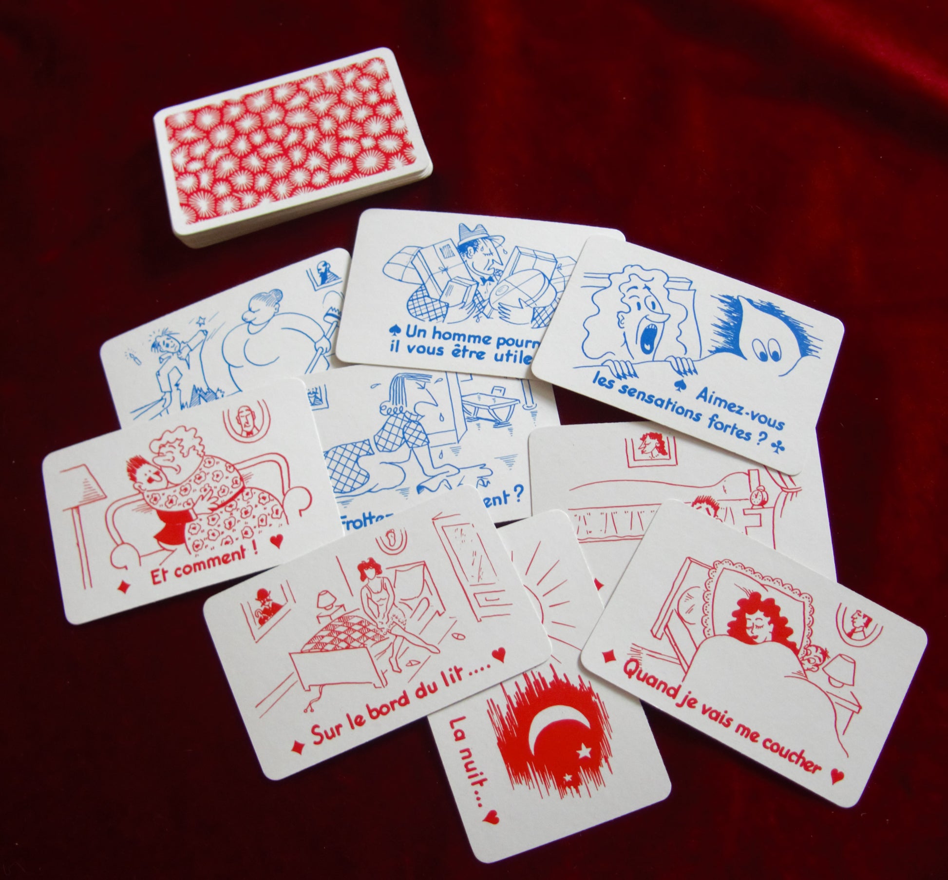 Sexy-Test cards - Adult cards - 80s - Sex Life cards - Love Quiz cards ...